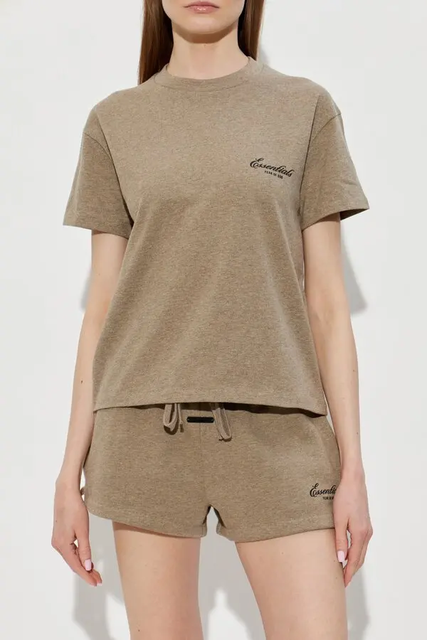 Fear Of God T-shirt With Embroidered Logo