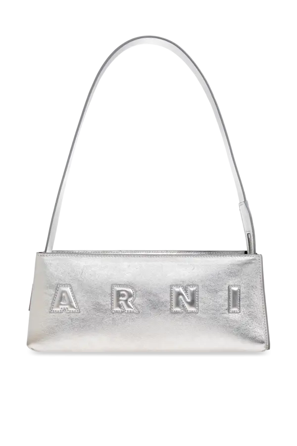 Marni Bag With Logo - Silver