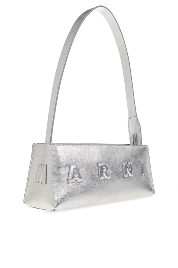 Marni Bag With Logo - Silver