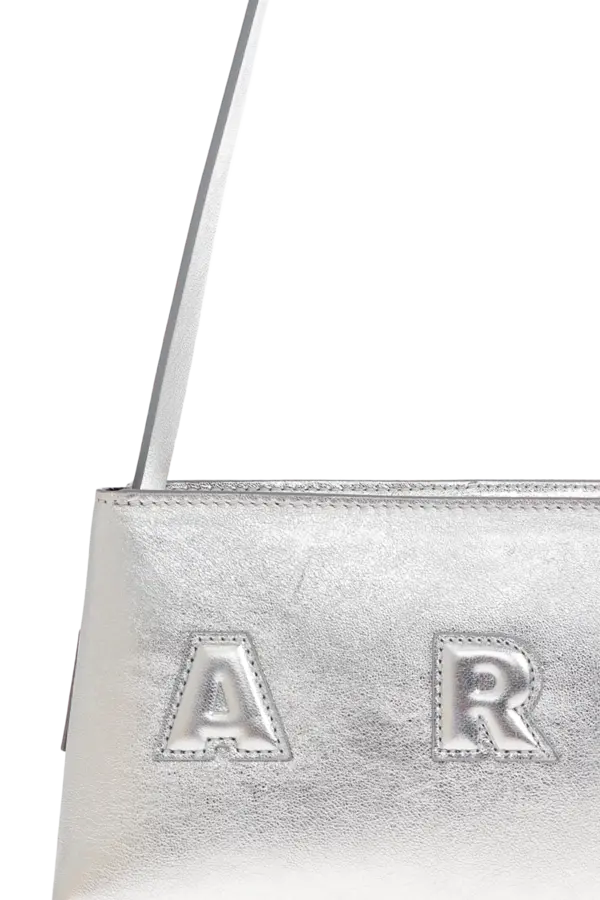 Marni Bag With Logo - Silver
