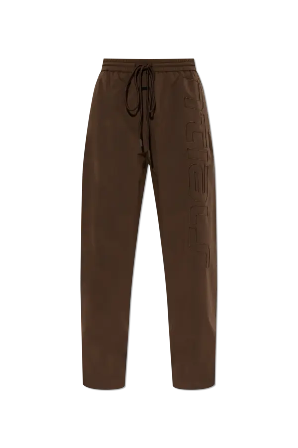 Fear Of God Trousers With Zipper Detail - Brown