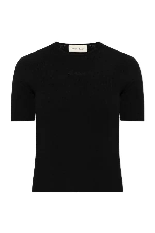 Fear Of God Top With Embroidered Logo - Black