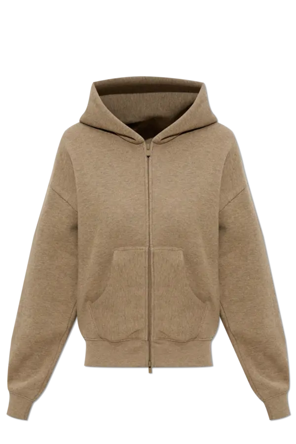 Fear Of God Hooded Zip-up Sweatshirt - Beige