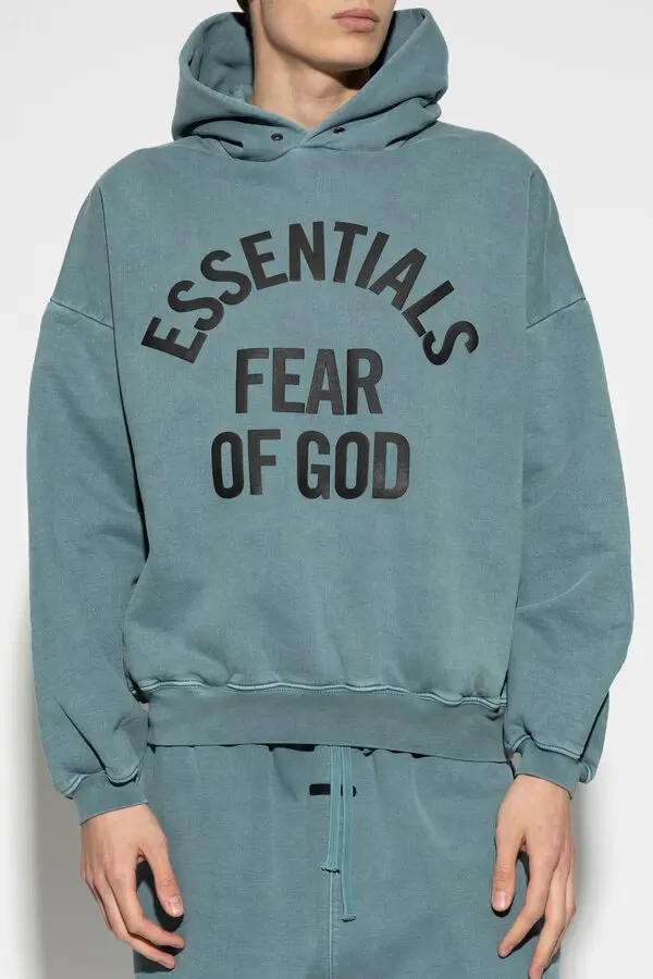 Fear Of God Hooded Sweatshirt - Blue