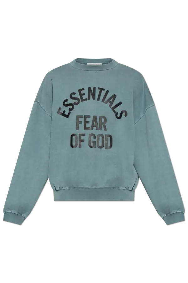 Fear Of God Sweatshirt With Logo - Blue