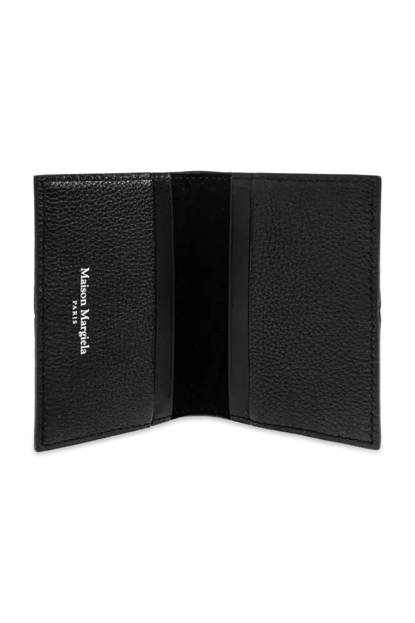 MAISON MARGIELA Leather Card Holder - Black