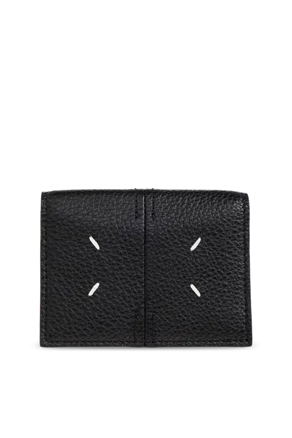 MAISON MARGIELA Leather Card Holder - Black
