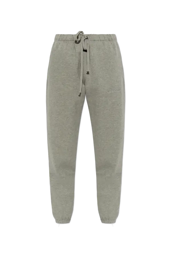 Fear Of God Sweatpants With Embroidered Logo - Grey