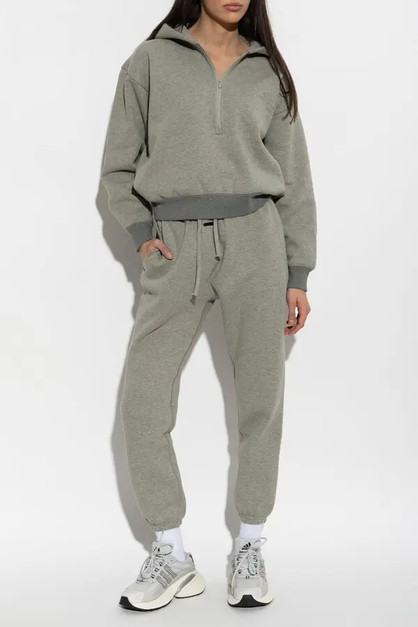 Fear Of God Sweatpants With Embroidered Logo - Grey