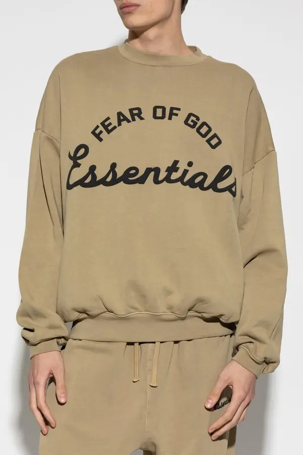 Fear Of God Logo Sweatshirt - Brown