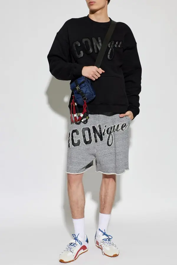 Dsquared2 Shorts With Logo - Grey