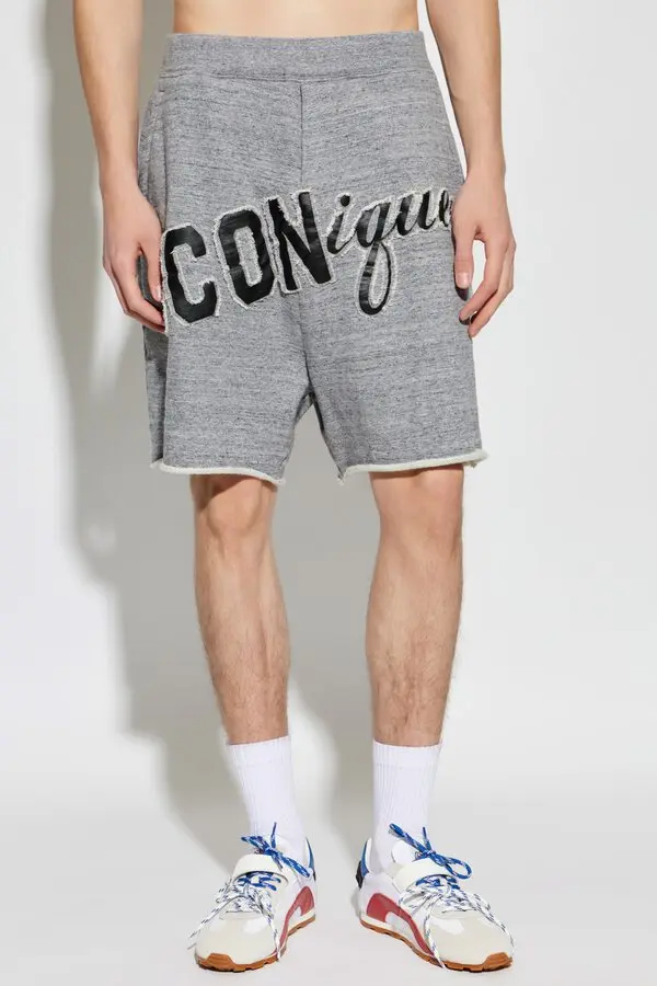 Dsquared2 Shorts With Logo - Grey