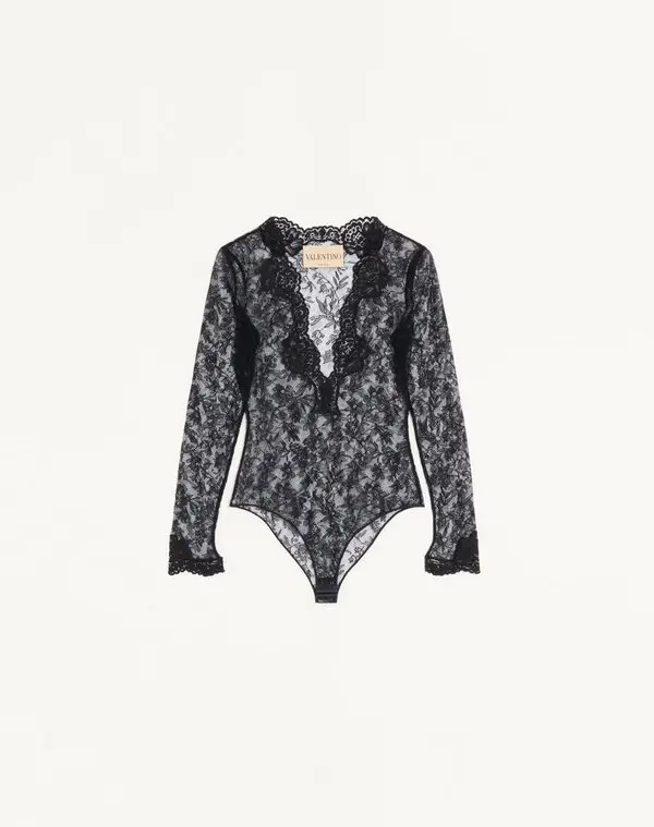 Valentino Garavani Stretch Lace Bodysuit