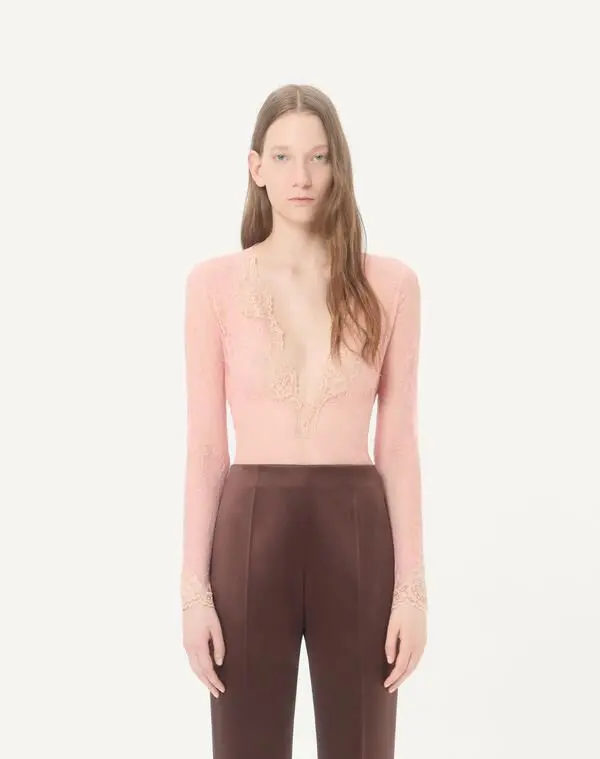 Valentino Garavani Stretch Lace Bodysuit