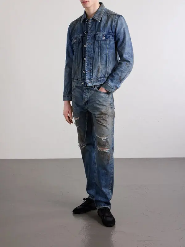 Rick Owens Kurdt Straight-leg Jeans - Blue