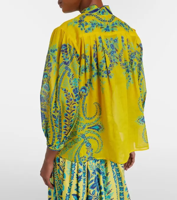 Etro Floral Cotton Top
