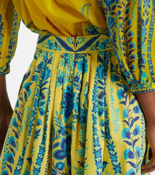 Etro Printed Cotton Maxi Skirt