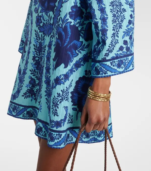 Etro Paisley Oversized Cotton Minidress