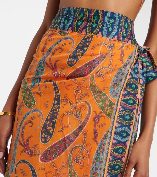 Etro Paisley Cotton Beach Cover-up