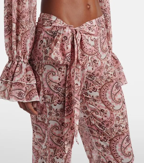 BANANHOT Bowie Paisley Flared Pants