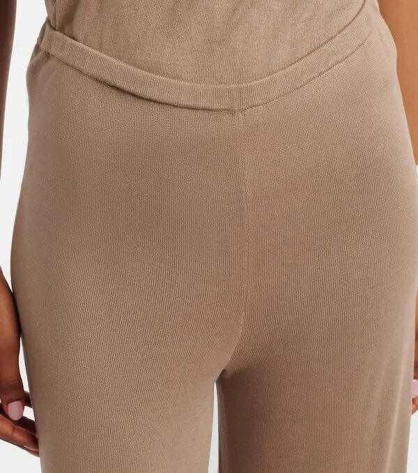 AYA MUSE Esme Silk-blend Straight Pants