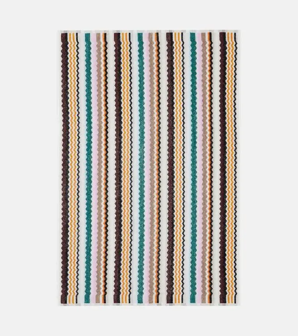 Missoni Aura Zigzag Set Of 2 Cotton Towels - Multicoloured