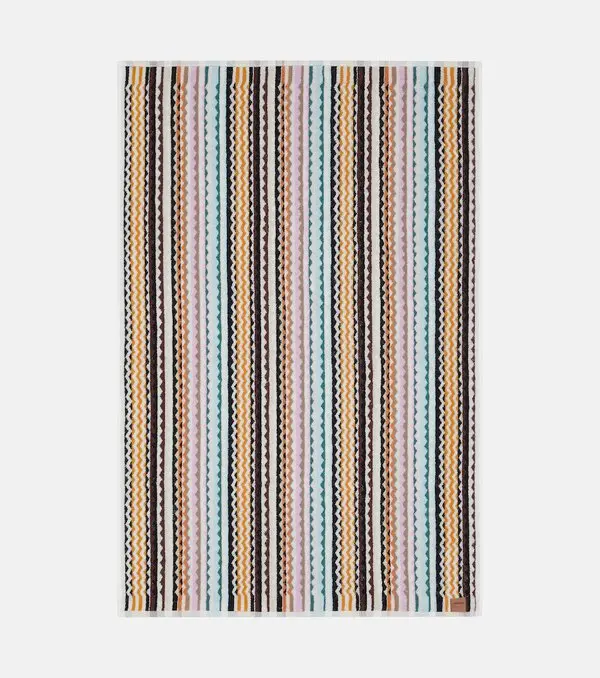 Missoni Aura Zigzag Set Of 2 Cotton Towels - Multicoloured