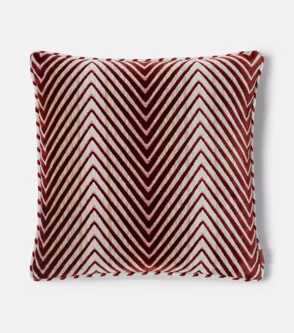 Missoni Ziggy Jacquard Cushion - Red
