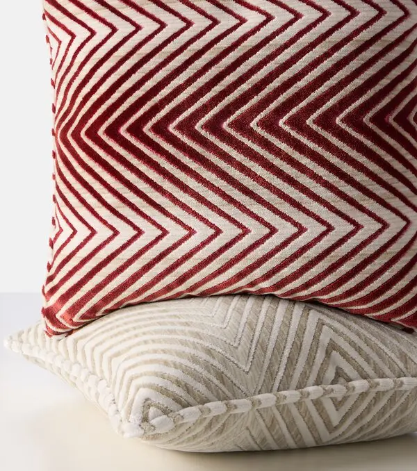 Missoni Ziggy Jacquard Cushion - Red