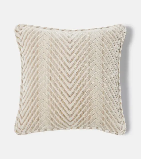 Missoni Ziggy Jacquard Cushion - White