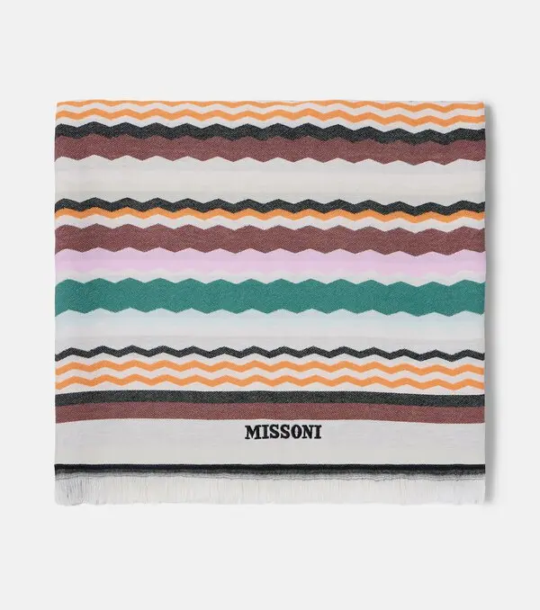 Missoni Aura Fouta Zig Zag Beach Towel - Multicoloured