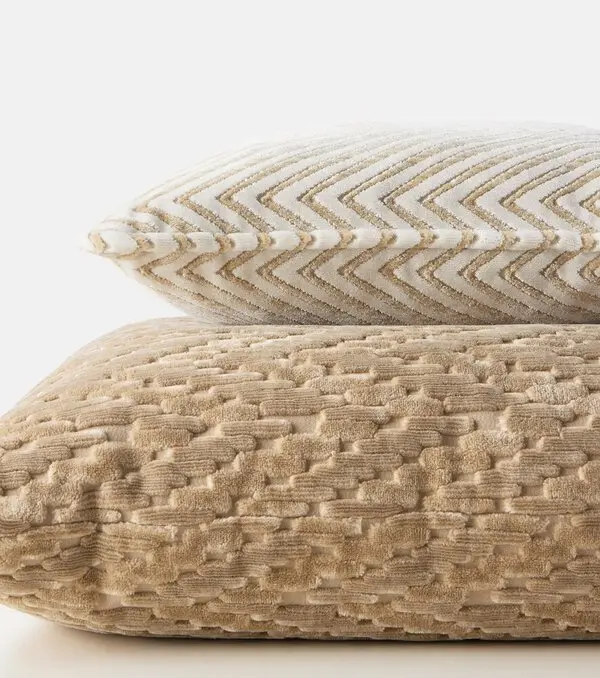 Missoni Ziggy Jacquard Cushion - White