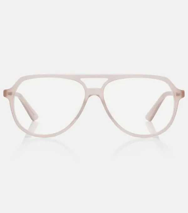 Chloé Judy Aviator Glasses - Beige