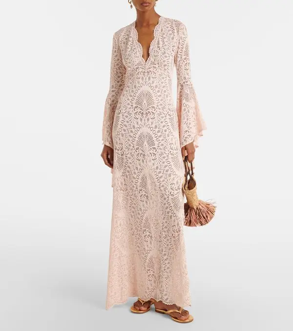 ALEXANDRA MIRO Amara Lace Maxi Dress