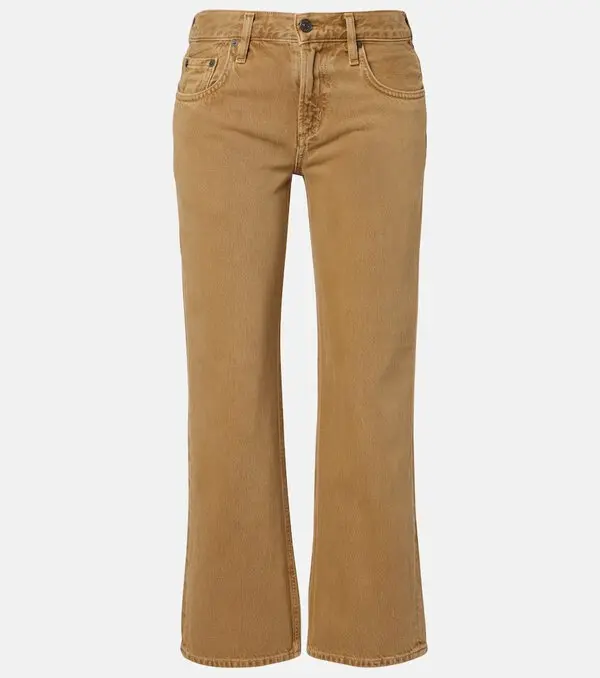 Citizens Of Humanity Faye Vintage Straight Jeans - Beige