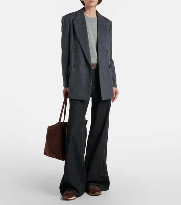 Brunello Cucinelli Monili Cashmere Sweater - Grey