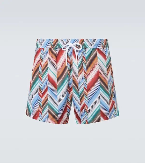 Missoni Zigzag Swim Trunks - Multicoloured