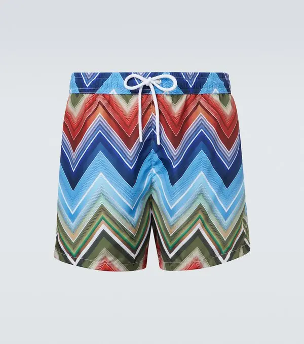 Missoni Zigzag Swim Trunks - Multicoloured