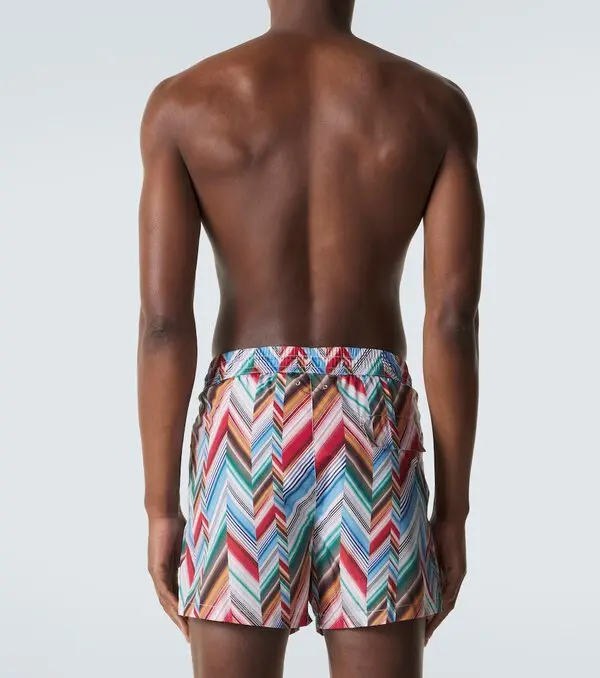 Missoni Zigzag Swim Trunks - Multicoloured