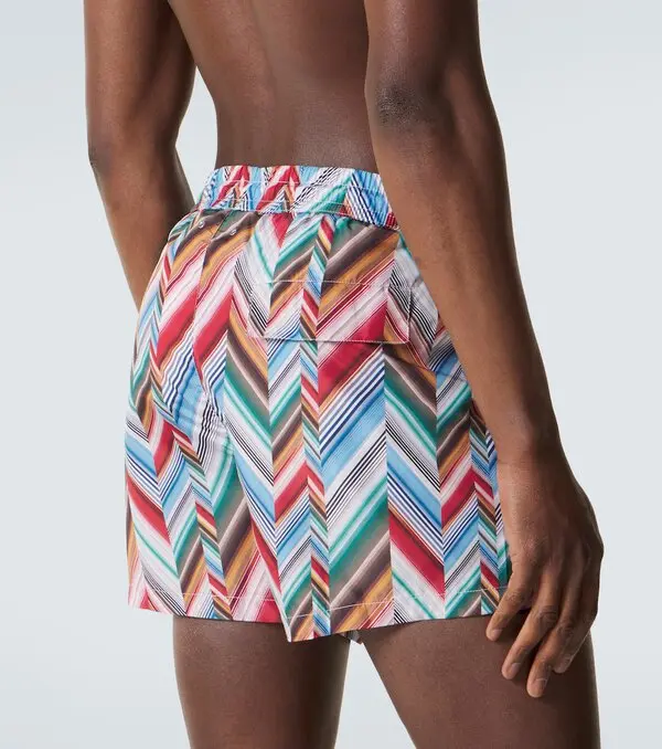 Missoni Zigzag Swim Trunks - Multicoloured