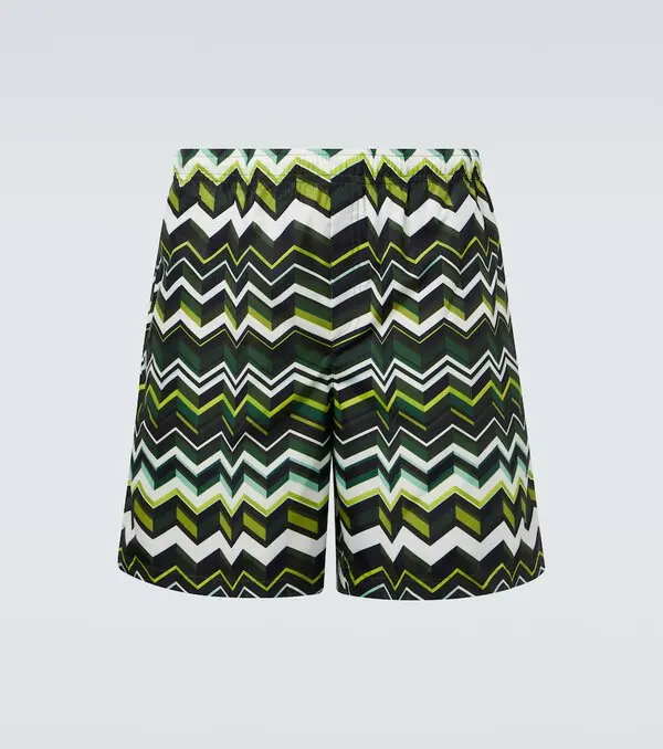 Missoni Zigzag Swim Trunks - Multicoloured