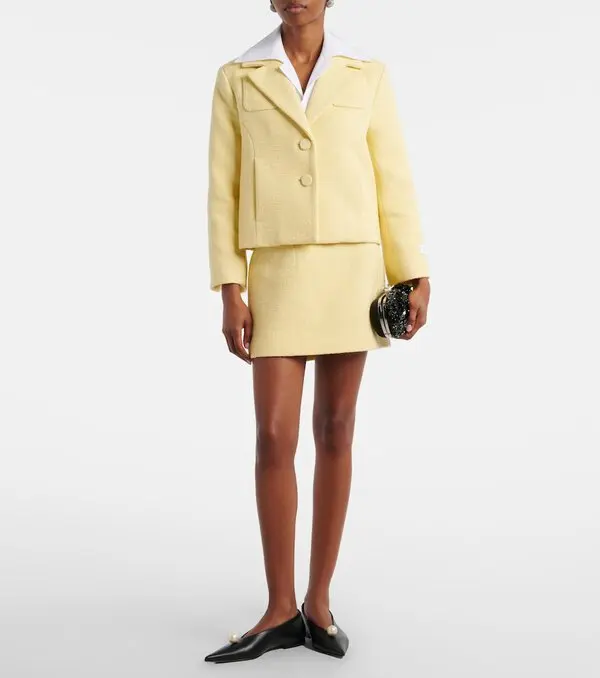 PATOU Cropped Cotton Jacket