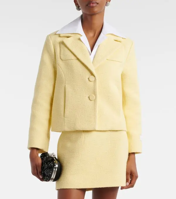 PATOU Cropped Cotton Jacket