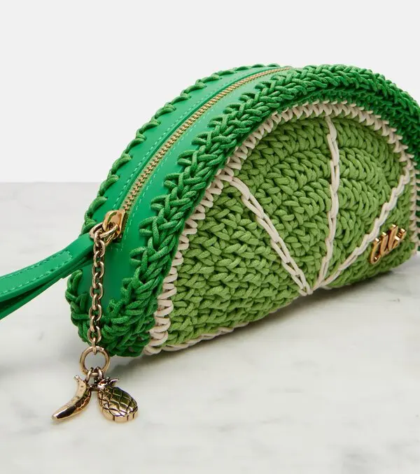 Chloé Tropicus Lime Slice Clutch - Green