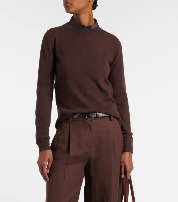 Brunello Cucinelli Monili Cashmere Sweater