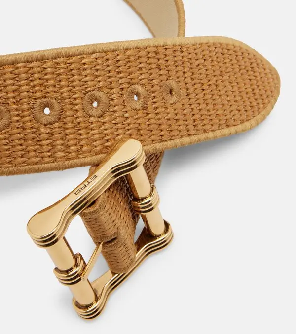 Etro Woven Belt - Beige