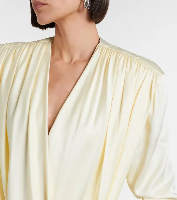 Stella McCartney Draped Satin Minidress