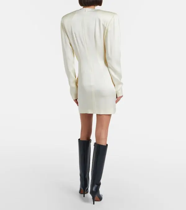 Stella McCartney Draped Satin Minidress