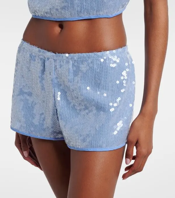 Oseree Sequined Shorts