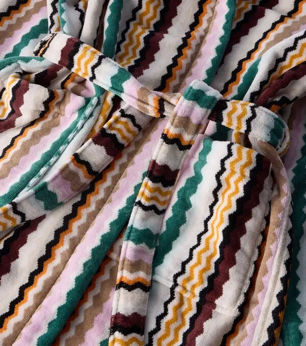 Missoni Aura Zigzag Cotton Terry Bathrobe